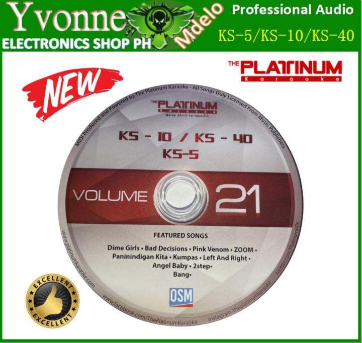 *THE Platinum VOL21Platinum KS-10/KS-40/KBOX/KBOX-2 UPDATED CD VOL 21 (May 2022 UPDATE) | Lazada PH