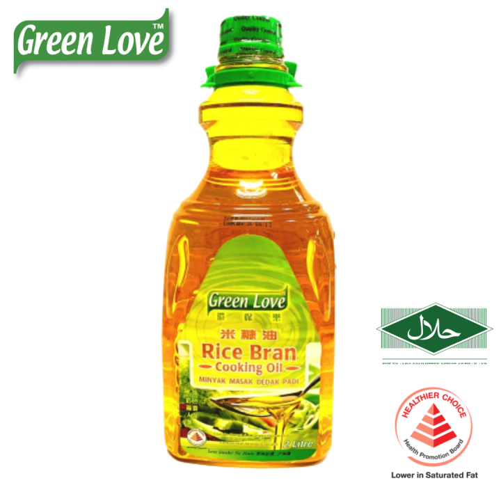 GreenLove Rice Bran Cooking Oil 2L | Lazada