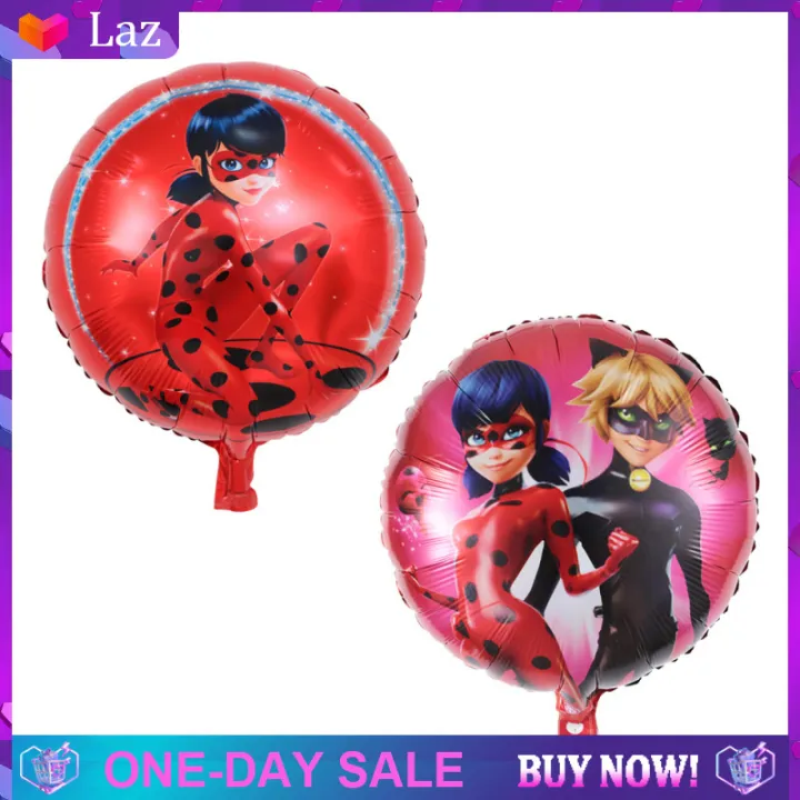 Miraculous Lady Bug Theme Party บอลลูนบอลลูนสุขสันต์วันเกิด | Lazada.co.th
