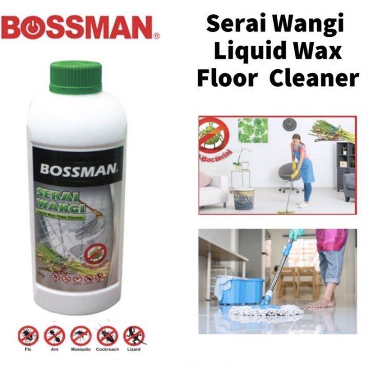 BOSSMAN LIQUID WAX FLOOR CLEANER (900G) | Lazada