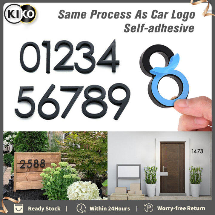 Floating House Number Sign Vintage Numbers Collection（0-9）,Zinc Alloy ...