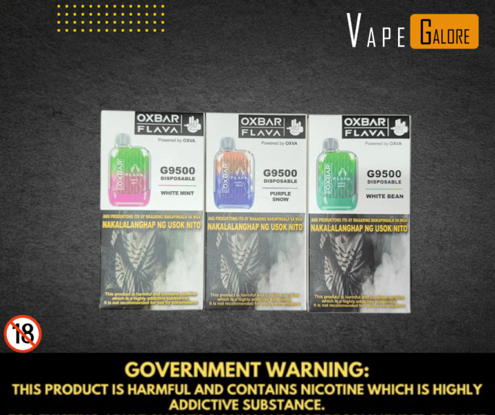 FLAVA OXBAR 9500 PUFFS 5% NICOTINE MESH COILS WITH LANYARD OXVA DENKAT ...