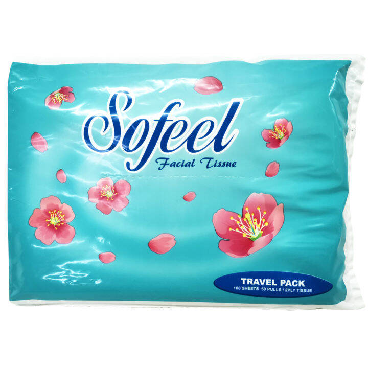 SOFEEL Travel Pack 2 ply 100 sheets Tissue | Lazada PH