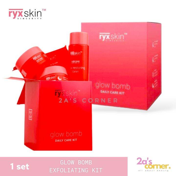 Ryx Skin Glow Bomb Daily Care Kit | Clear Bomb | Lazada PH