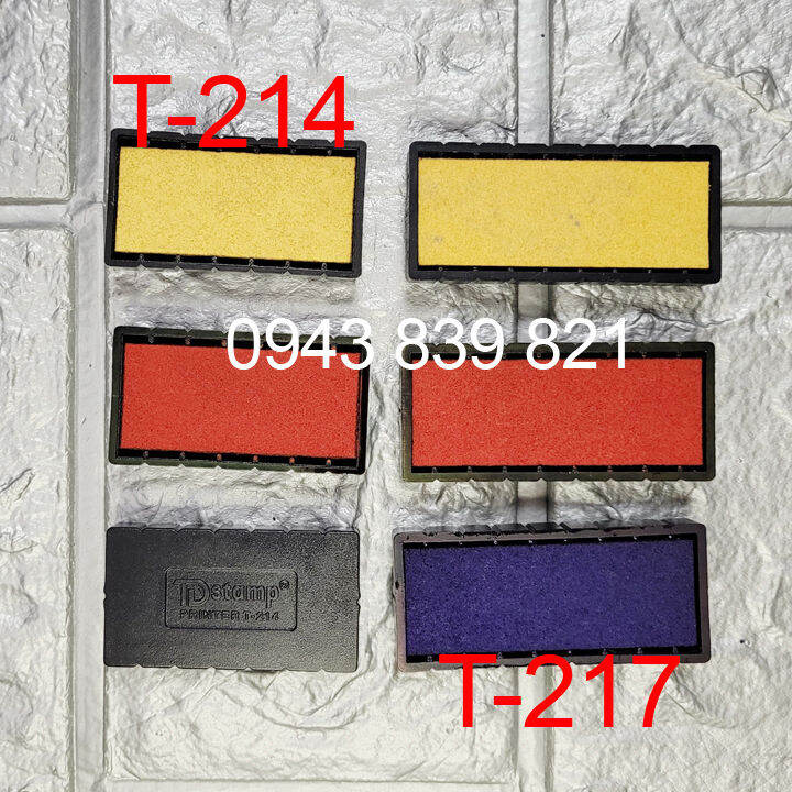 Khay Mực/ Thẻ Mực/ Tampon TDstamp T-214, T-217 Dùng Cho Dấu TDstamp T-214, T-217 | Lazada.vn