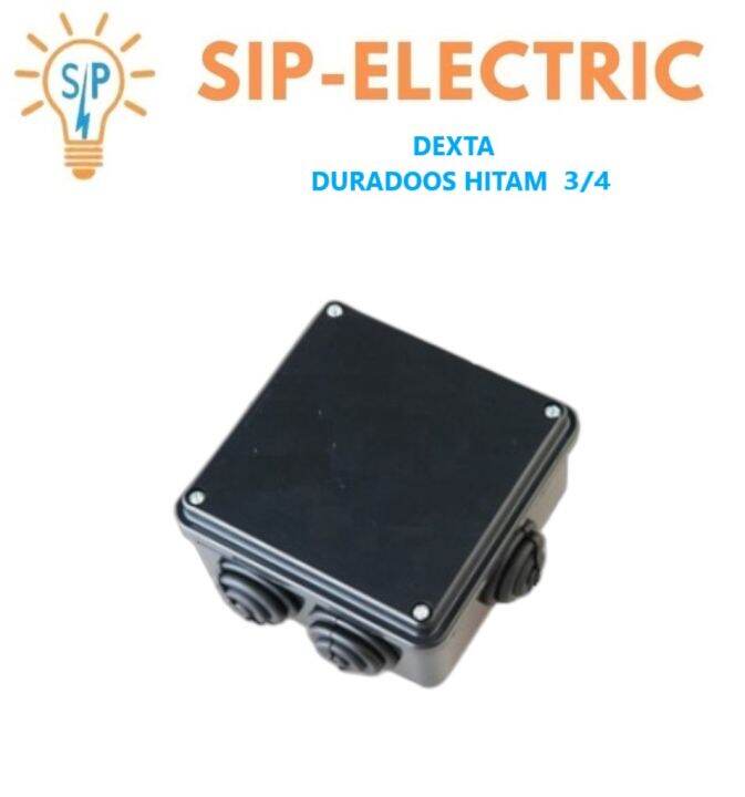 DEXTA DURADUS 3/4 HITAM / DURADOOS BOX DX-122 HITAM 10X10X5 CM | Lazada ...