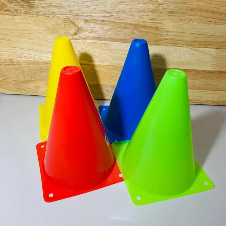 Plastic Cones - Sports Soccer Disk Cones PE Physical Education Drill ...
