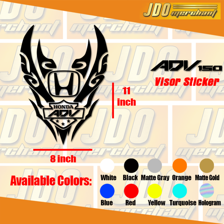Honda ADV Visor Sticker | Lazada PH