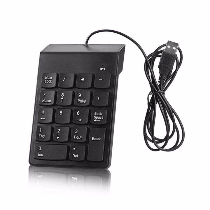 RANUN Single-handedly 18 Keys Numpad Notebook Tablet Laptop USB Wire ...