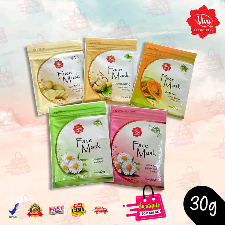 VIVA FACE MASK 30g | Lazada Indonesia