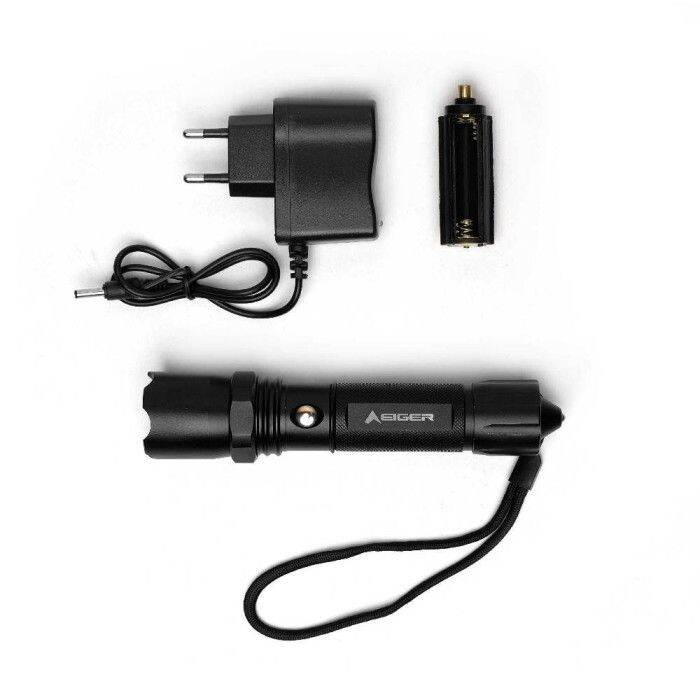 Senter EIGER OSBERT FLASHLIGHT Black 91000 5353 Bagus Bagus Keren ...