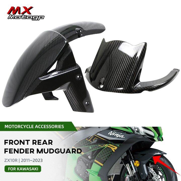 ZX10R For KAWASAKI NINJA ZX-10R ZX 2011-2023 Carbon Fiber Front Rear ...