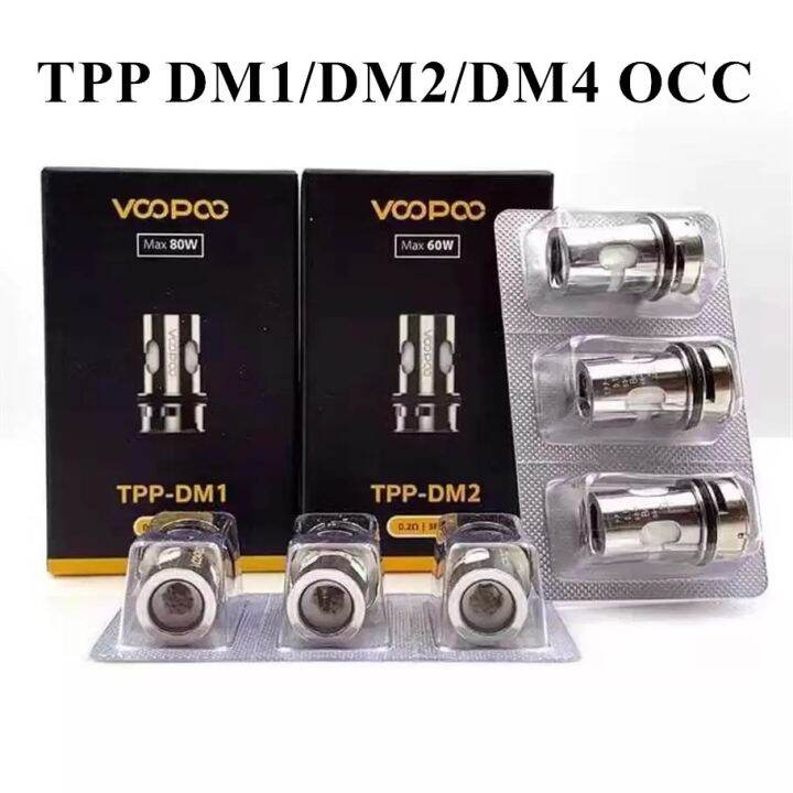 VOOPOO TPP Mesh OCC DM1 DM2 Replacement Coil Head For DRAG 3/DRAG X PRO/ Drag Plus/Drag S ...