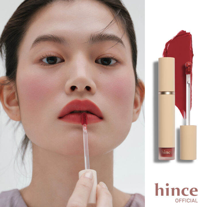hince Slim-Fit Liquid Velvet (8 colors) | hince Official ลิปสติก เนื้อกำมะหยี่เนียนนุ่ม เม็ดสี ...