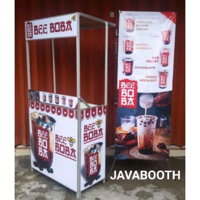 meja lipat dagang untuk jualan kaki lima ukuran 2 meter gerobak lipat ...