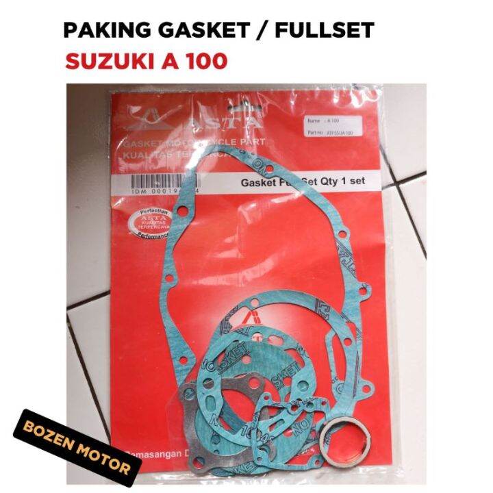 Paking Gasket Suzuki A100 / A 100 / Packing Gas Ket / Fullset / Full Set / Asta / Blok Boring ...