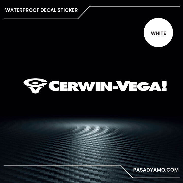Cerwin Vega Logo Decal Sticker for Cars, Motorcycles, Laptops 8 inches ...