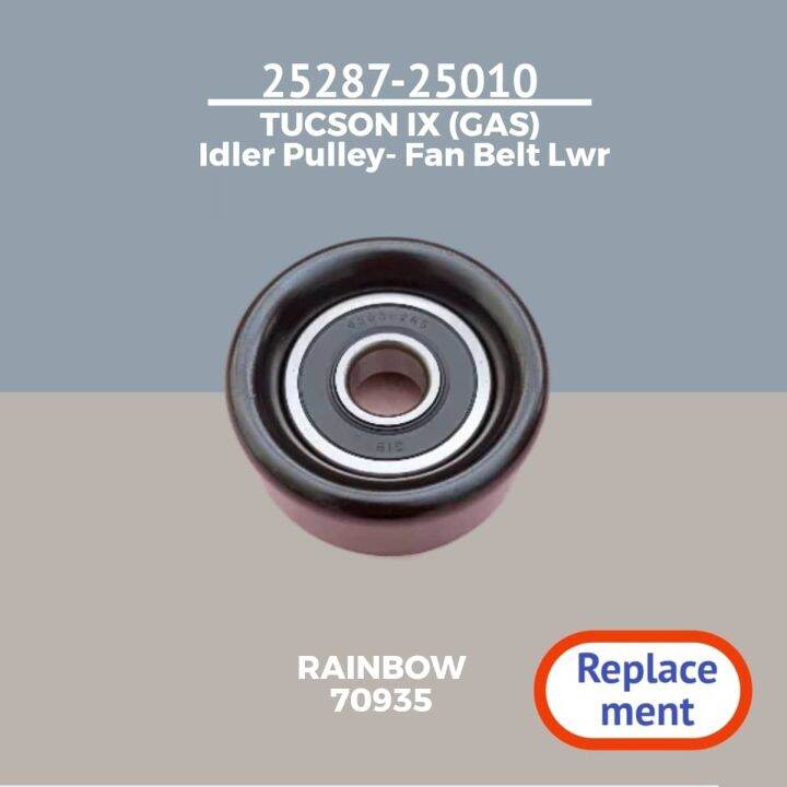 2528725010 Idler Pulley- Fan Belt Lwr for HYUNDAI Tucson IX (Gas ...