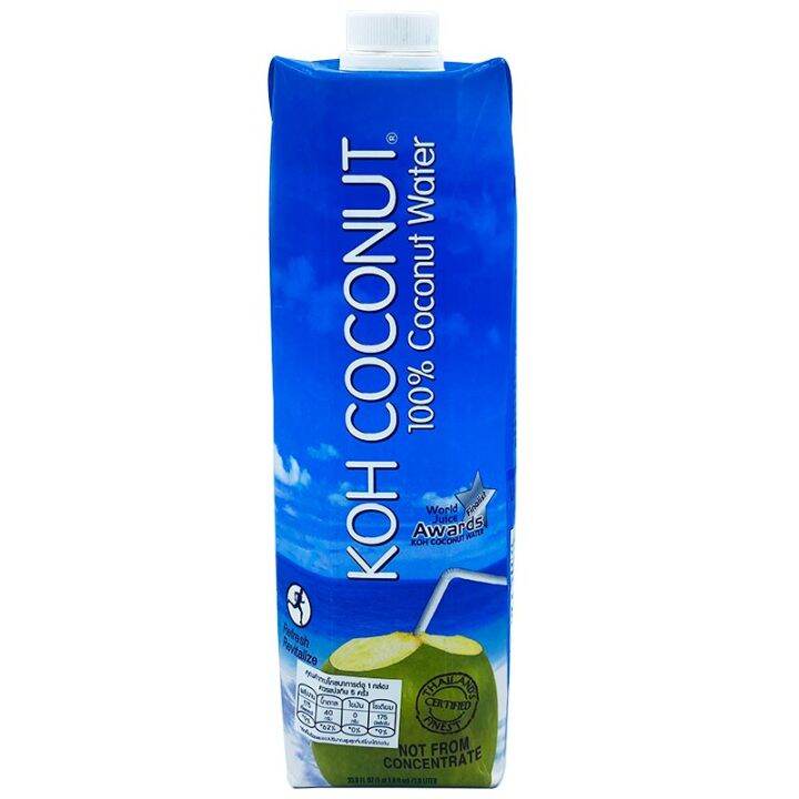 ช้อปที่นี่ ส่วนลดมากมาย สินค้าที่ร่วมรายการทุกประเภท Koh Coconut Coconut Water 100percent 1ltr ...