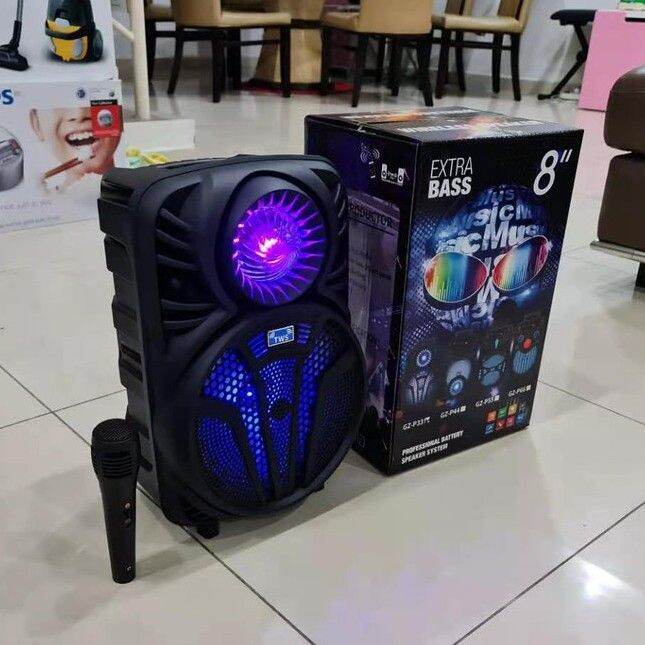 GZ-P33 TWS Wireless Bluetooth Portable HIFI Speaker With Microphone / Super Bass Subwoofer / LED ...