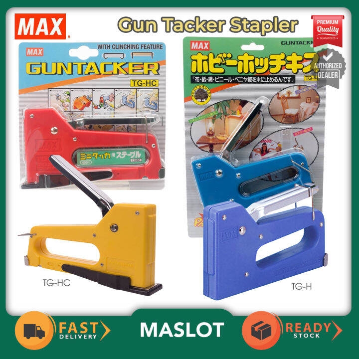 MAX TG-HC TG-H GUN TACKER Stapler / 1208F Staples / T3-10MB Staples ...