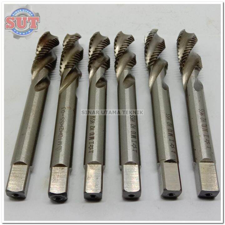 Tap M10x1.5 H2 Tap spiral M10 Tap Mesin M10 Hand tap M10 Pembuat drat ...