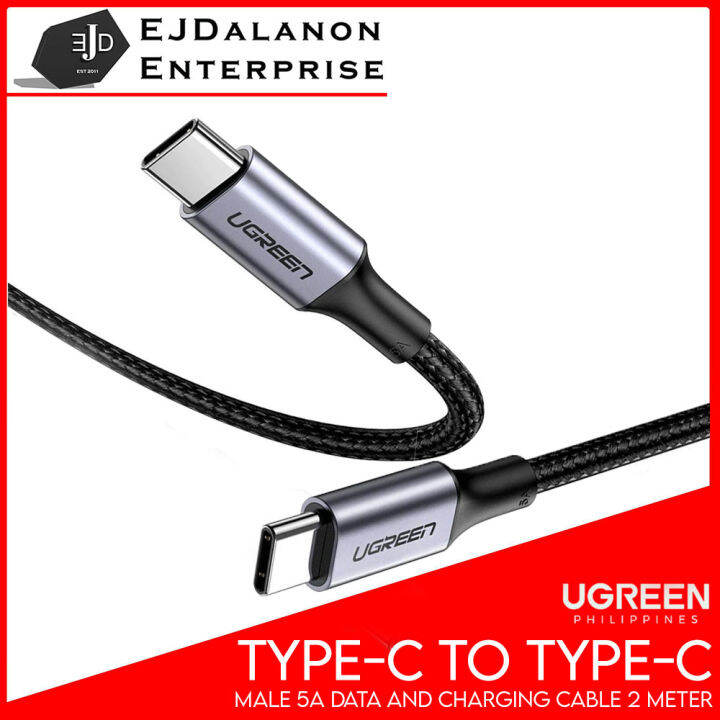 UGREEN Type C 2.0 Male To Type C 2.0 Male 5A Data Cable | UGREEN | EJ ...