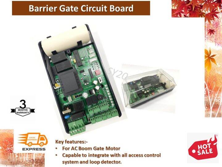 Barrier Gate Circuit Board for AC Boom Gate Motor | Lazada