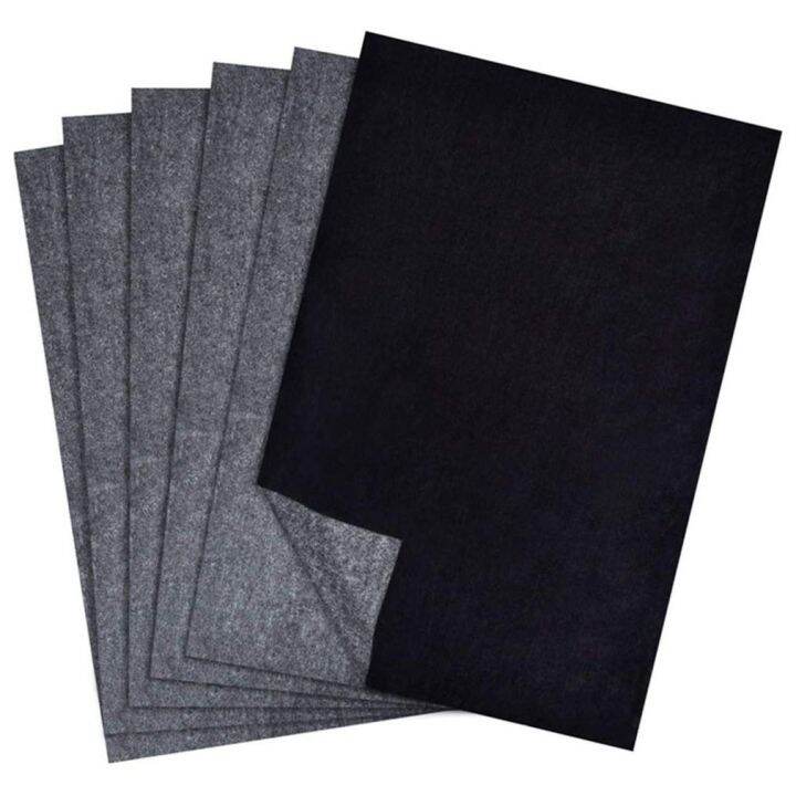 「LZHAN wallpaper sale」 50pcs A4 Carbon Paper Black Legible Graphite ...