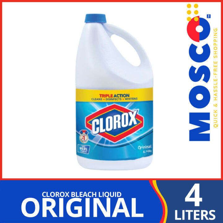 CLOROX Original Bleach Liquid 4L | Lazada PH
