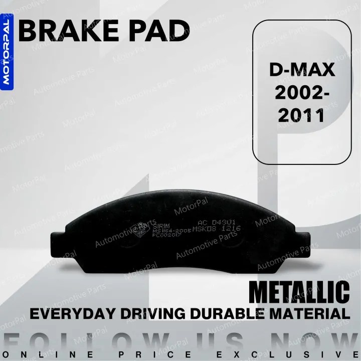 BRAKE PAD ISUZU DMAX RA RC RT50 | Lazada