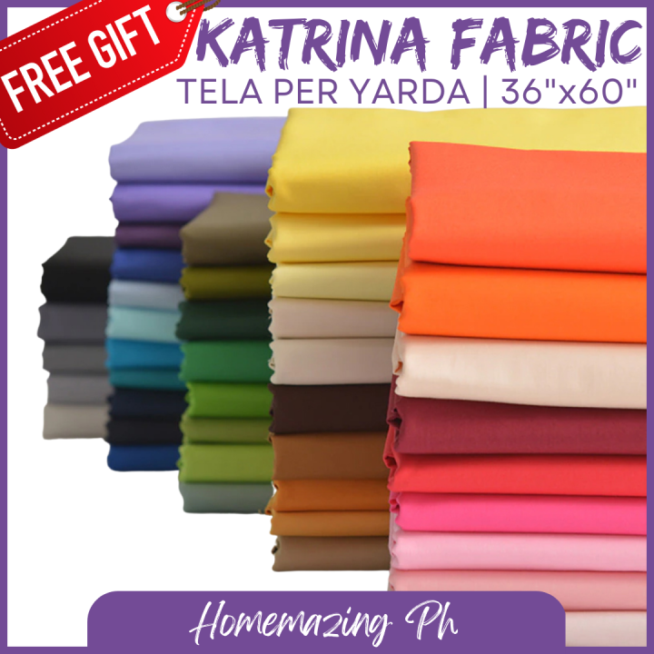 Homemazing Ph Tela Katrina Fabric Plain Cloth Sold Per Yard 60 Inches ...