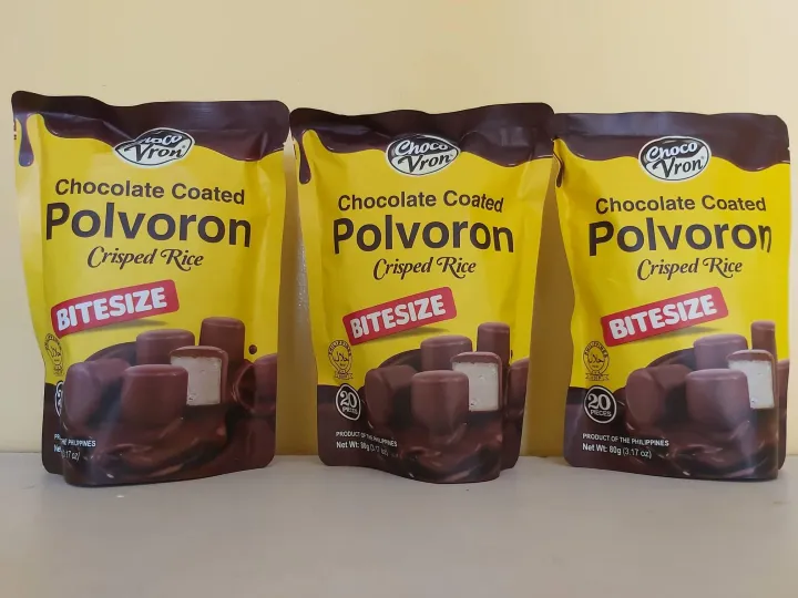 Chocolate Coated Polvoron with Rice Crispy | Lazada PH