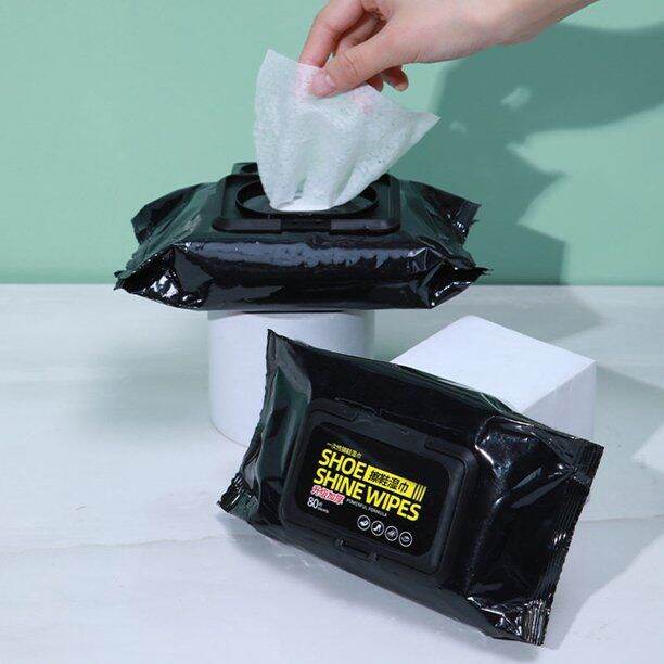 Shoe Shine Wipes Shoe Cleaner Disposable Wet Wipes Leather Shoes ...