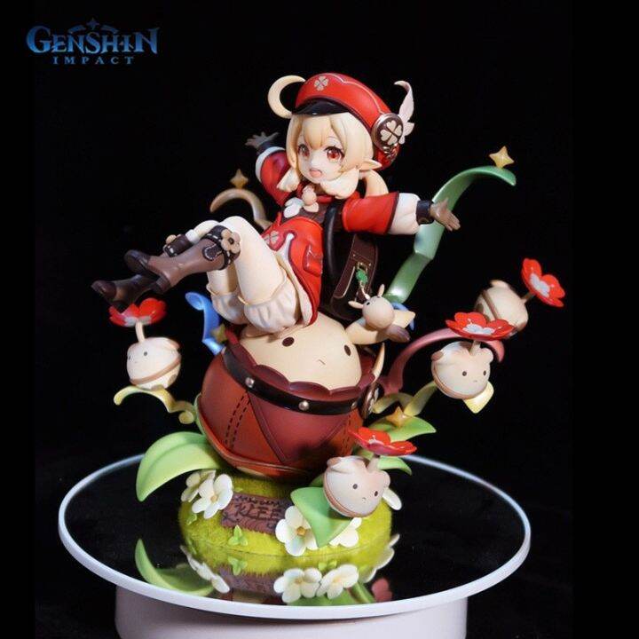 Genshin Impact Anime Action Figure Klee Doll Kawaii Figurine Gamer Girl ...