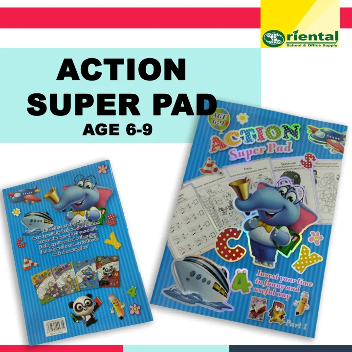 Action Super Pad & Girls Super Pad for Ages 6-12 Activity Practice ...