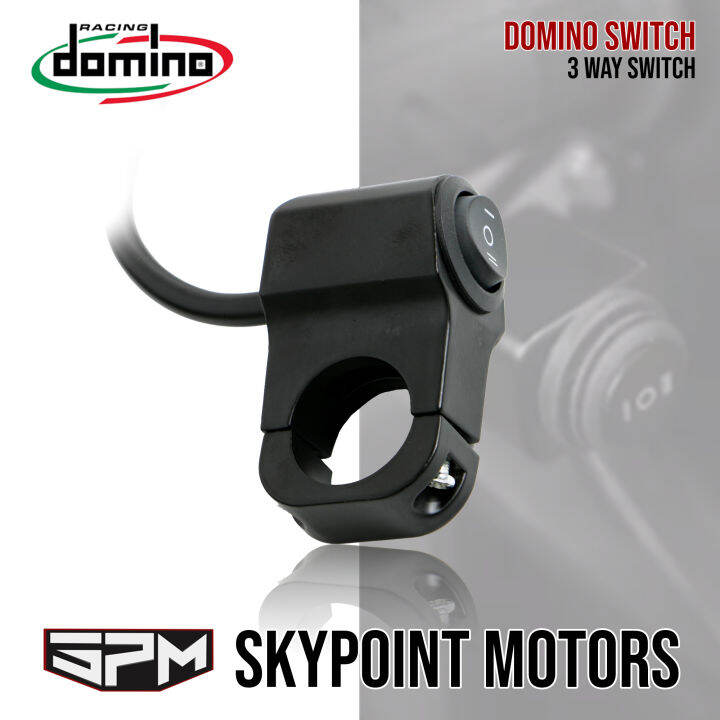 MINI DRIVING LIGHT 3 WAY SWITCH ALLOY HANDLE BAR CLAMP / UNIVERSAL TRI ...