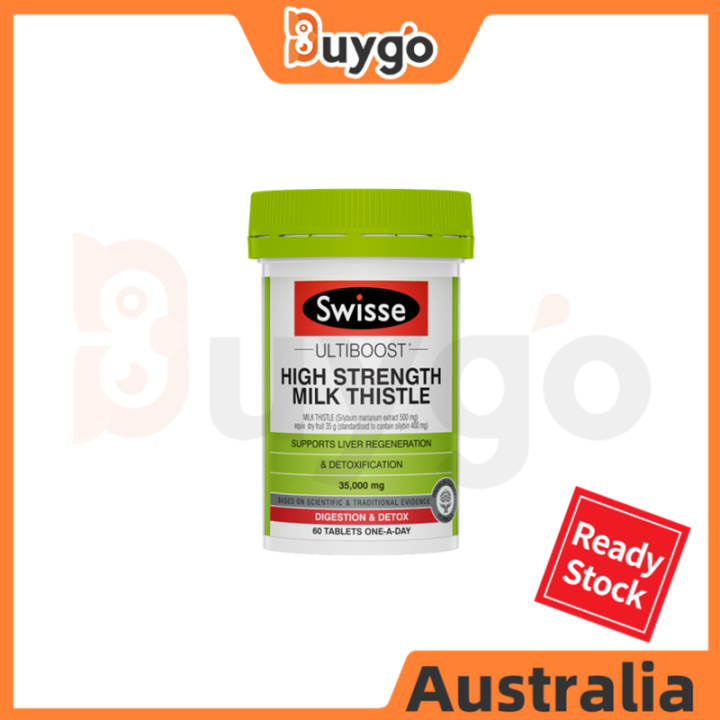 Swisse Ultiboost High Strength Milk Thistle 60 Tablets | Lazada