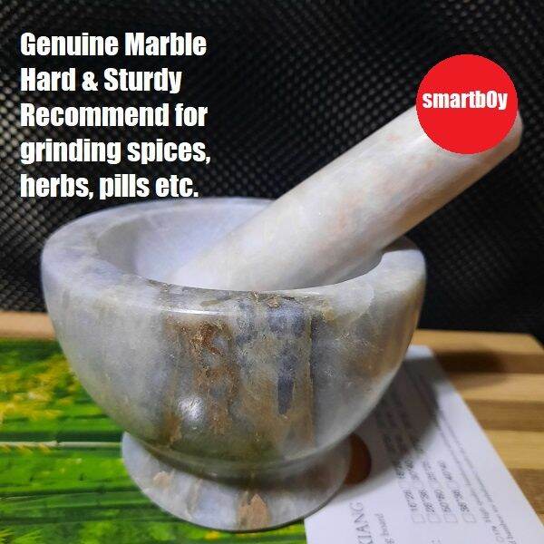 【COD】 #RMS Romblon Marble Mortar and Pestle Almeres | Lazada PH