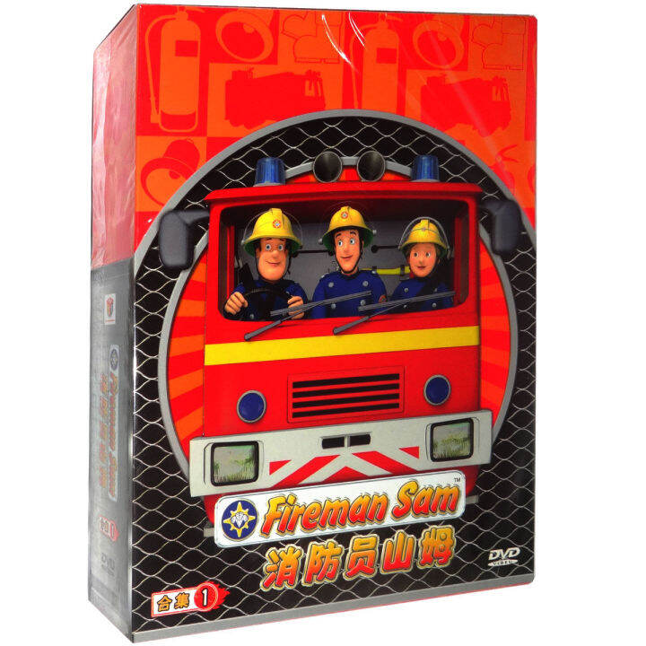 Genuine Firefighter Sam Collection 1(4DVD) children's safety education ...