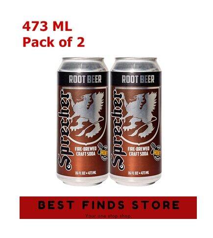 SPRECHER BREWERY Root Beer Soda Cans 473 ML - Pack of 2 | Lazada PH