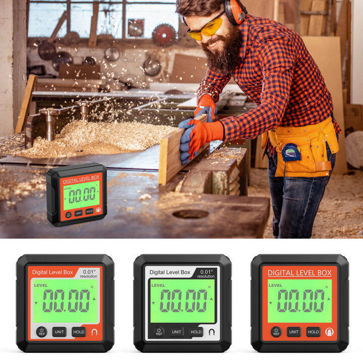 Digital Electronic Level Inclinometer Digital Angle Finder Protractor ...