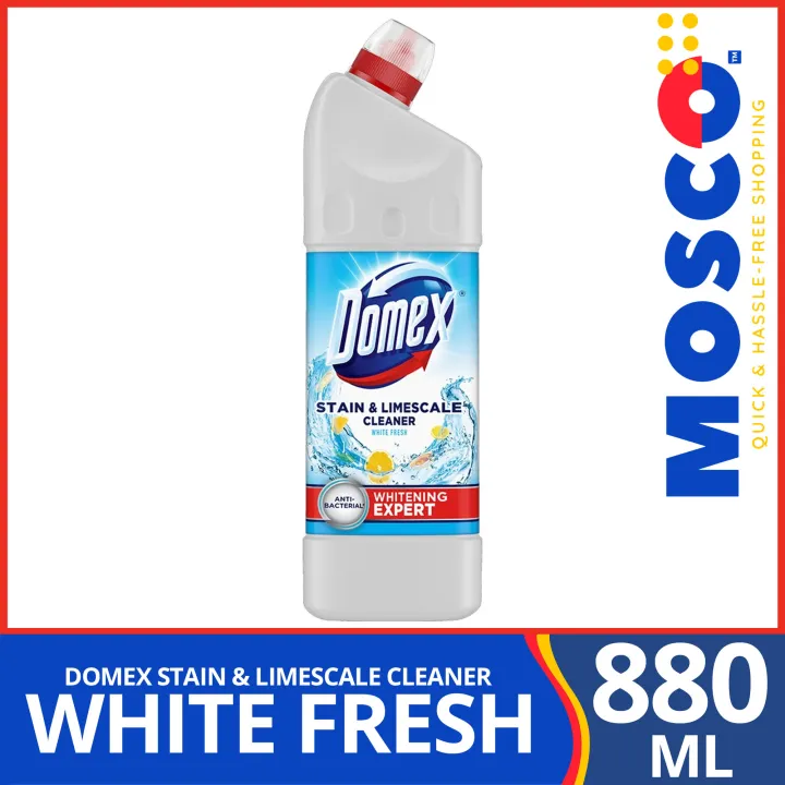 DOMEX White Fresh Stain & Limescale Cleaner 880mL | Lazada PH