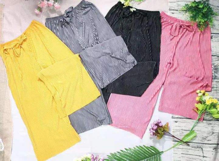 PLAIN TOKONG SQUARE PANTS WITH TIE | Lazada PH
