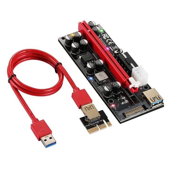 PCIE 3.0 1X to 16X Graphics Card Adapter Cable PCI-E 1X to 16X Graphics ...