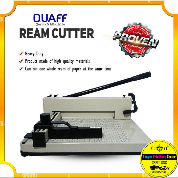 1 UNIT QUAFF A4 SIZE REAM CUTTER HEAVY DUTY - CEBULONG CUYI | Lazada PH