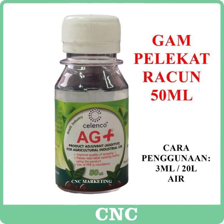 50ML Celenco AG+ Pelekat Penyebar Gam Racun Adjuvant Surfactant | Lazada