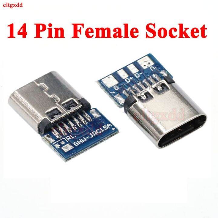 1pcs Micro USB 3.1 Type C Connector 14P 14 Pin Female Socket receptacle ...