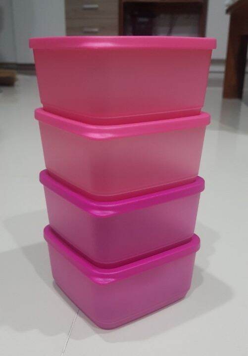 Tupperware กล่องเฟชแอนด์คูล (4) จุ 650 มล. | Lazada.co.th