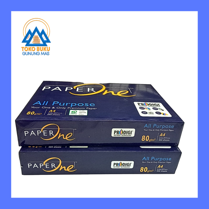 KERTAS HVS PAPER ONE A4 80 GSM | Lazada Indonesia